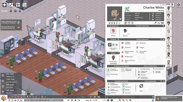 Coughs And Sneezes Spread Diseases | Project Hospital - Part 27 (Hospital Simulator Game ...