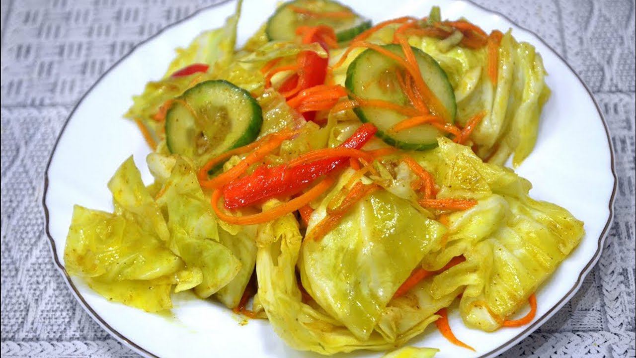 Салат из капусты по корейски - самый простой рецепт.