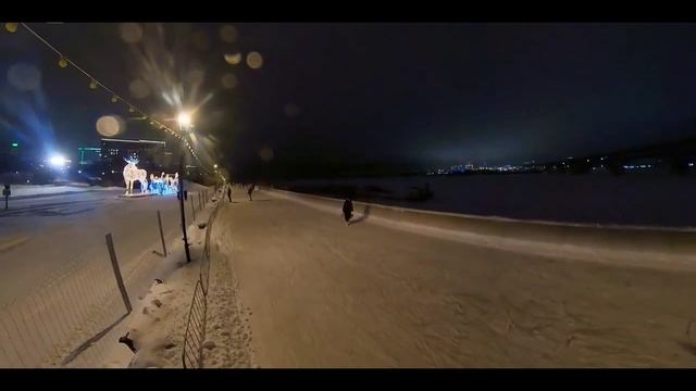 Новосибирск  в преддверии Нового 2024 года