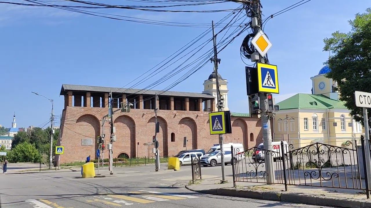 Поездка по Смоленску на ж/д вокзал