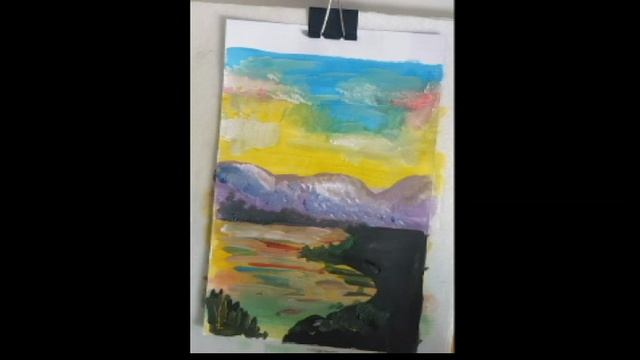 Рисуем пейзаж (15), легко и просто