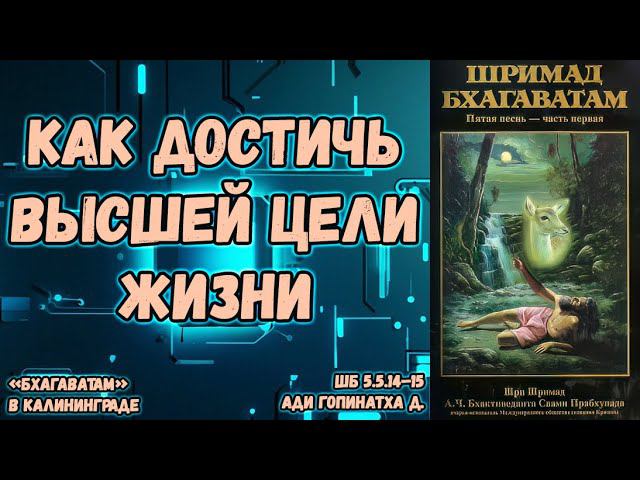Как достичь высшей цели жизни. Ади Гопинатха д. ШБ.5.5.14–15