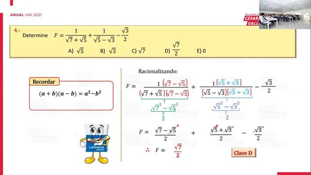 UNI Anual 2021 | Semana 03 Álgebra