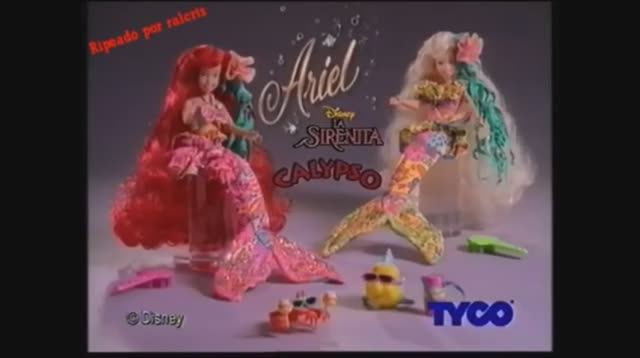La Sirenita Ariel y Arista Calypso (1993)