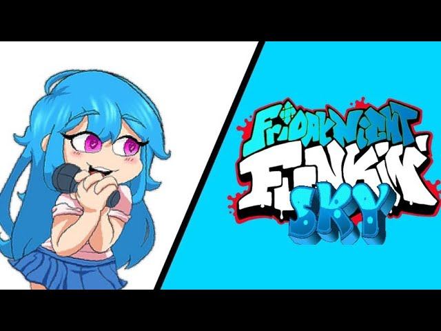 БЕЗУМНАЯ ФАНАТКА ПРЕСЛЕДУЕТ МЕНЯ! - Friday Night Funkin' Sky Mod