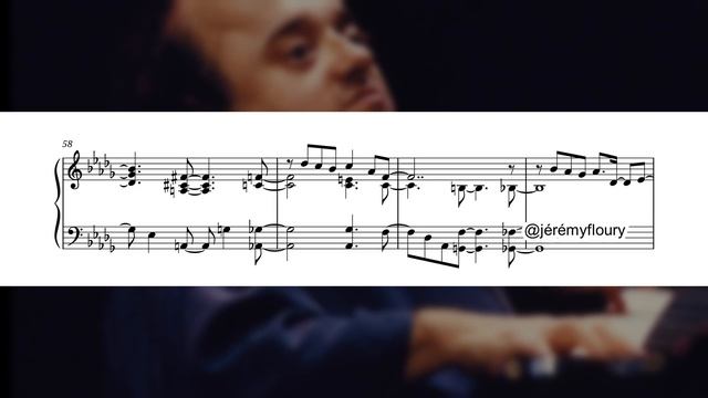 Michel Petrucciani  Brazilian Like live in Germany  Sheet music transcription