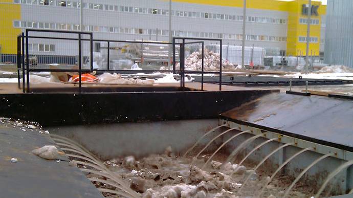 Снегоплавильная установка ОСА-1.12 на сетевой воде