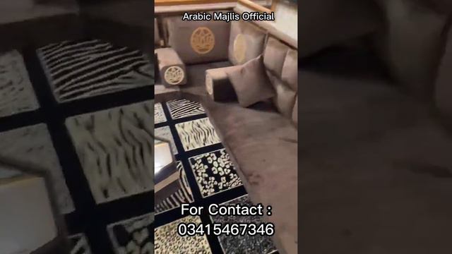 Arabic Majlis sofa and furniture curtains latest design