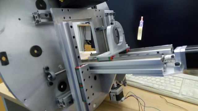 Test of Y-stage