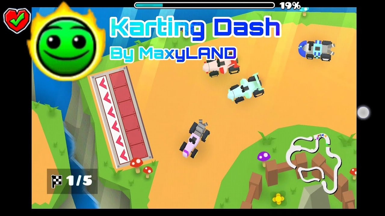 Karting Dash by MaxyLAND (Normal 3*) | Geometry Dash