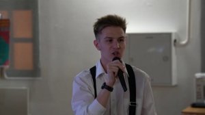 Родион Сушко на тематическом вечере «Ночь в Ex Libris»