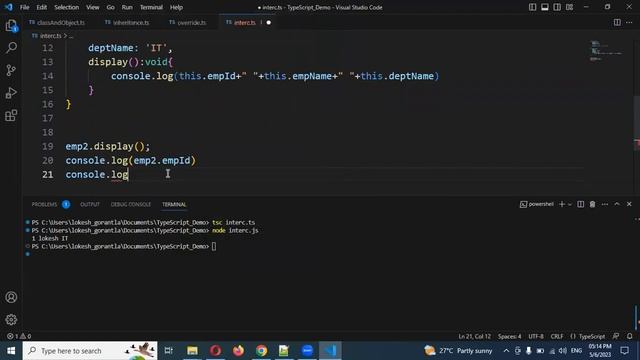 Part 16: Interface in TypeScript | Telugu – смотреть онлайн видео от ...