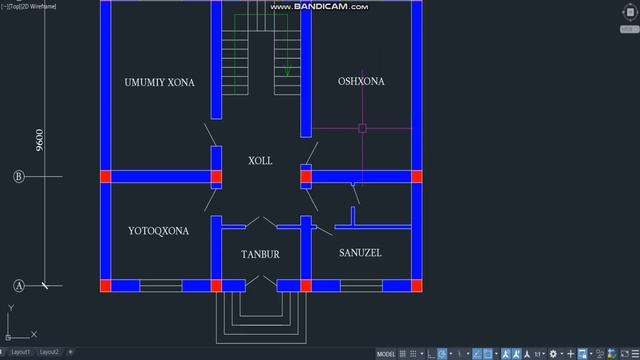 10x12 metrga chiroyli uy loyihasi. Удобный проект UY CHIZMALAR. UY ...
