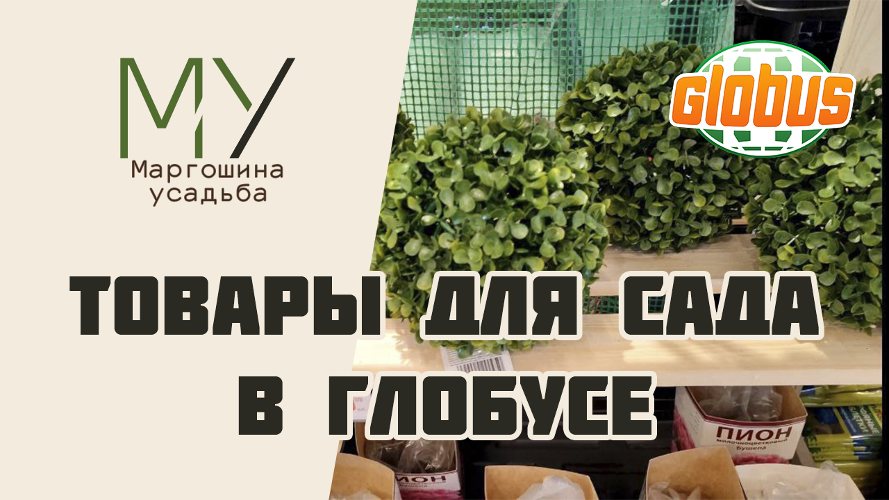 Товары для сада в гипермаркете Глобус