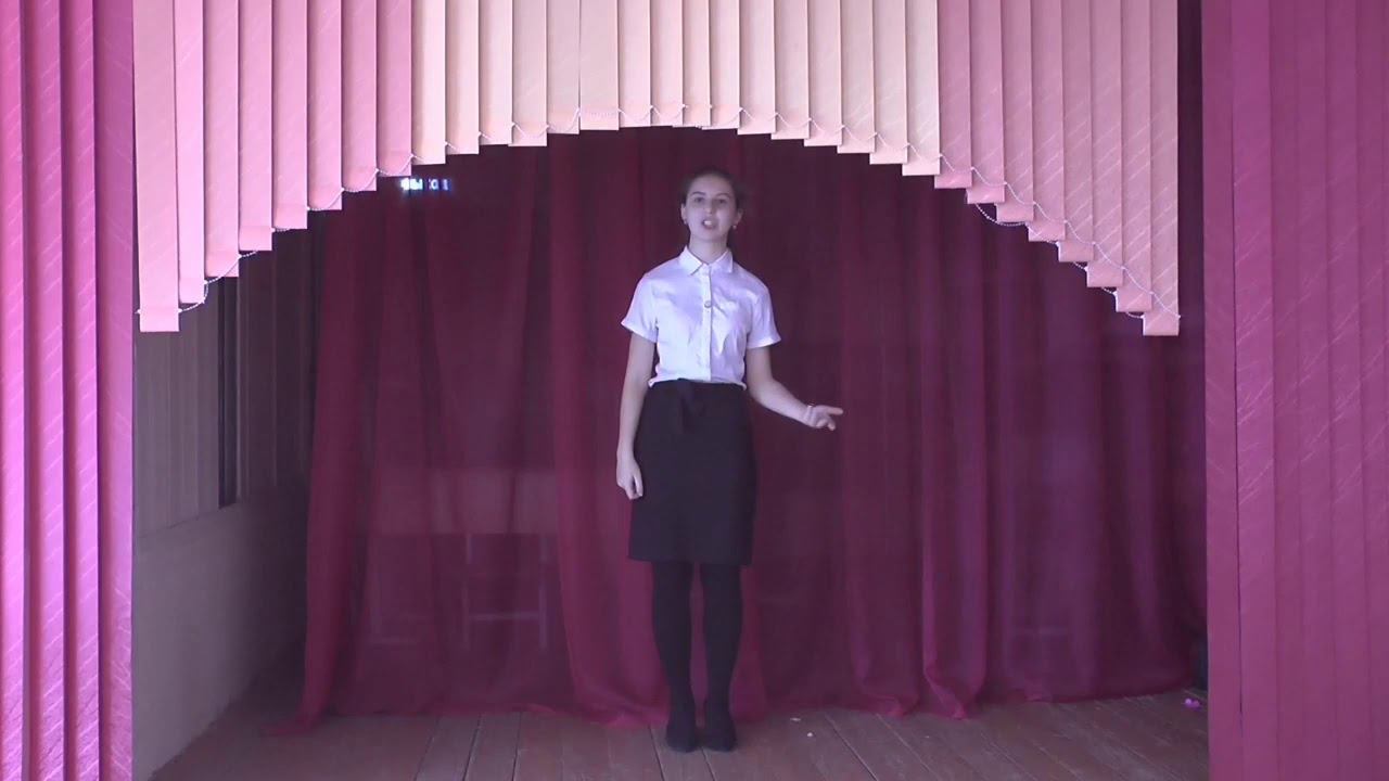 Стихотворение "Элегия".Читает Сокурова  Валерия