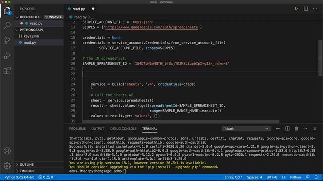 Google Sheets - Python API Read & Write Data – смотреть онлайн видео от JavaScript: полный гид ...