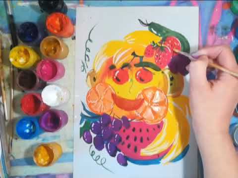 Мастер класс "Вкусный портрет"