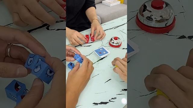 Emoji Expressions Puzzle Building Cubes
