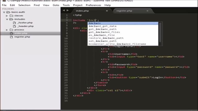 Basic Authentication With PHP And MySql - 3 – смотреть онлайн видео от ...