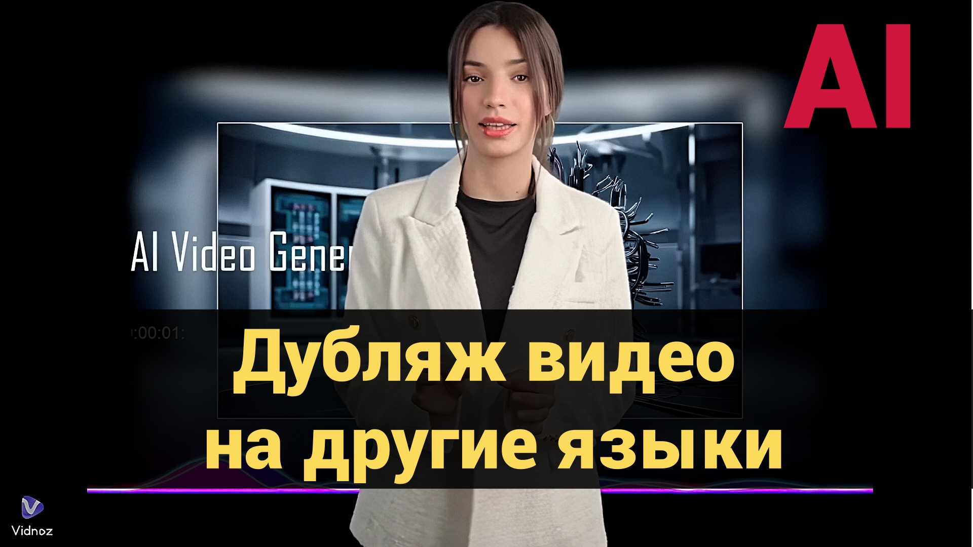 Дубляж вашего видео на 29 языков.