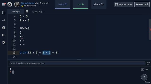 Day 2 - 22-Mathematical Operations in Python