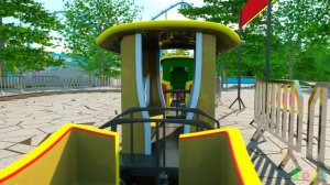 Learn Numbers, Shapes and Colors at the Amusement Park -TOYS (Roller Coasters, Bumper Cars and More)
