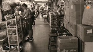 Daily life in Hong Kong market