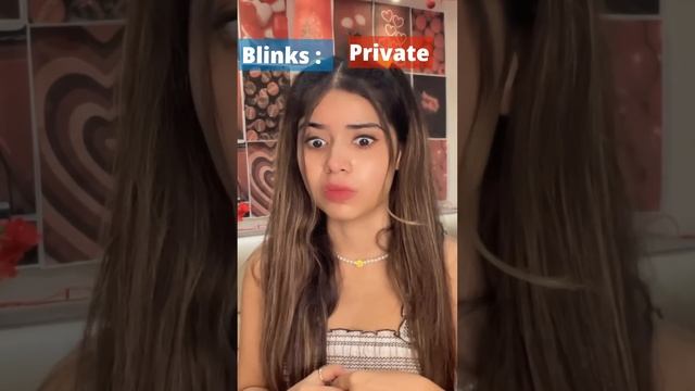 If you get Limited Blinks ?@PragatiVermaa @TriptiVerma