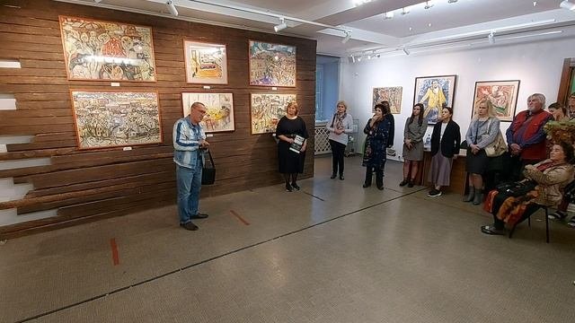 Открытие выставки "Жизнь - это чудо", графика А. Г. Поздеева (20.09.2023)