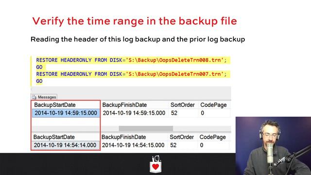 Senior DBA Class - Troubleshooting Backup and Restore Problems