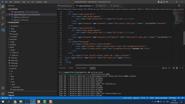 COMO CREAR UN FORMULARIO DE REGISTRO CON LARAVEL Y MYSQL - COMPLETO 2023 – смотреть онлайн видео ...