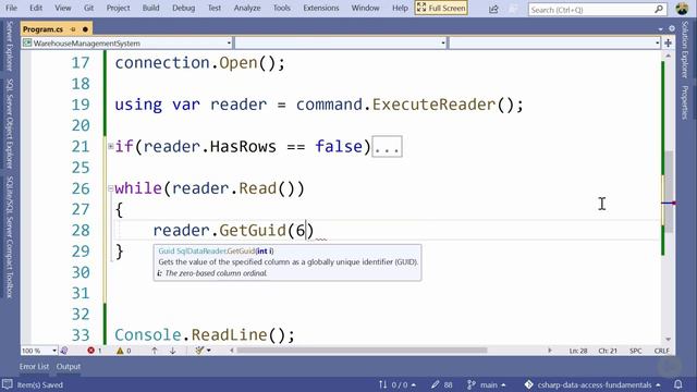 4. Data Access with ADO.NET
