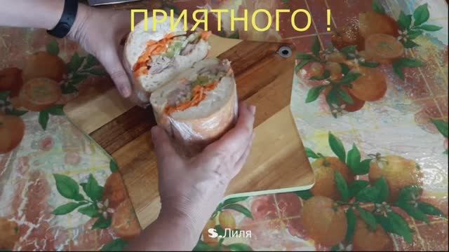 3 вкусных бутерброда в дорогу, на дачу, на шашлыки...