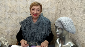 Берет "Снежинка". Мастер-класс по вязанию крючком от О. С. Литвиной.
