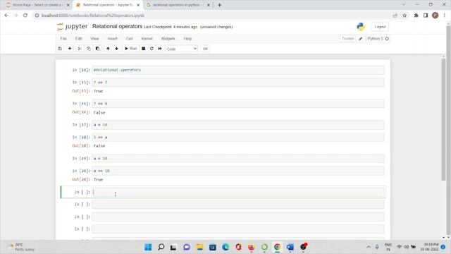 Relational operators | how to use Relational operators | python ...