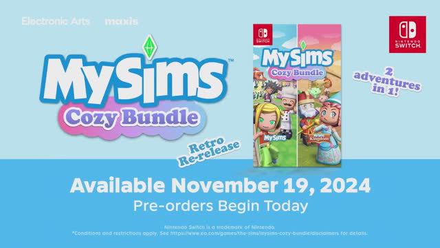MySims : Cozy Bundle | Официальный трейлер | Nintendo Direct