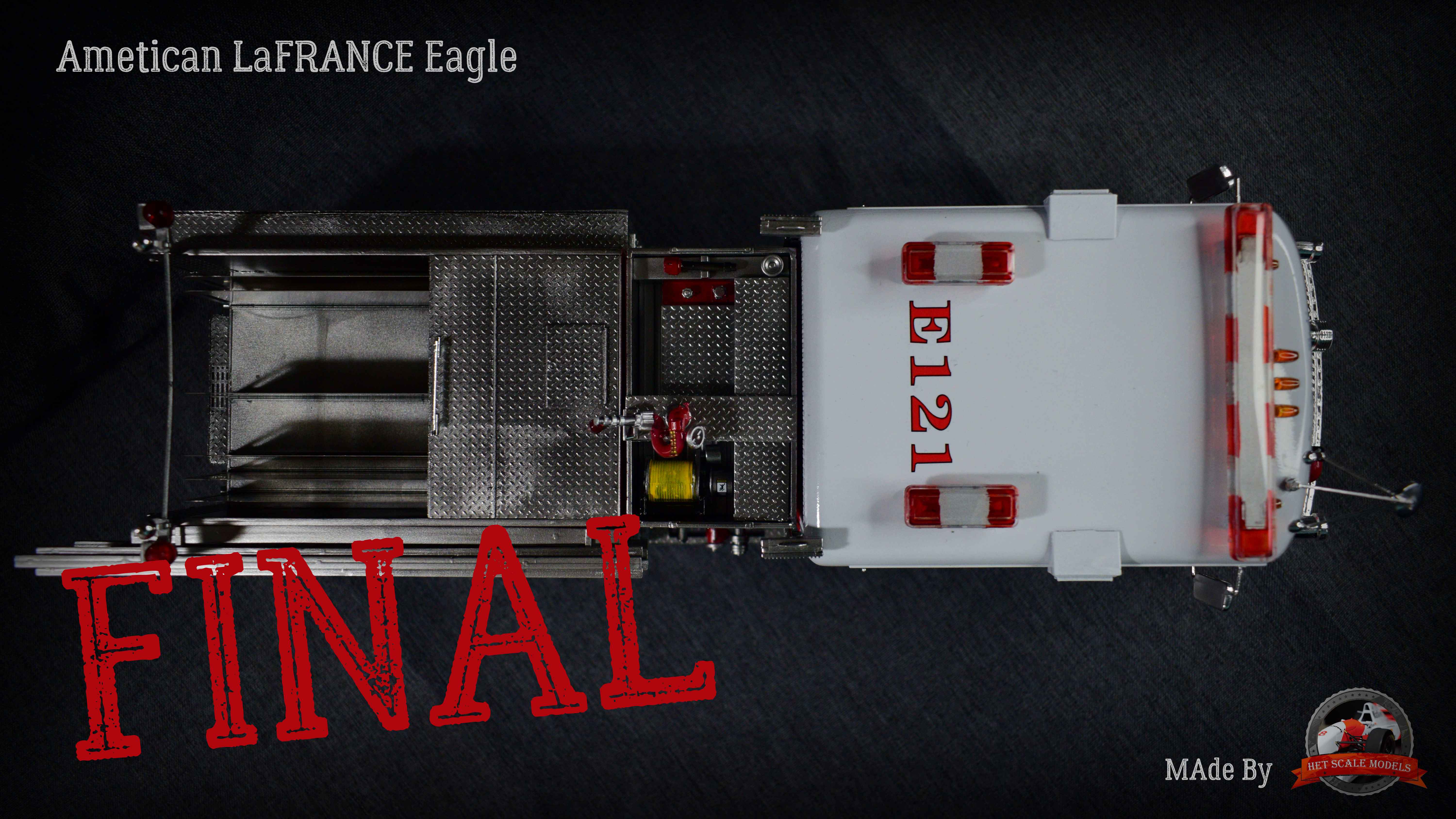 American LaFrance Eagle Fire Pump 1/25 Trumpeter FINAL