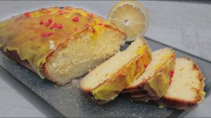 Лимонный кекс - влажный, ароматный и очень вкусный. Простая выпечка.