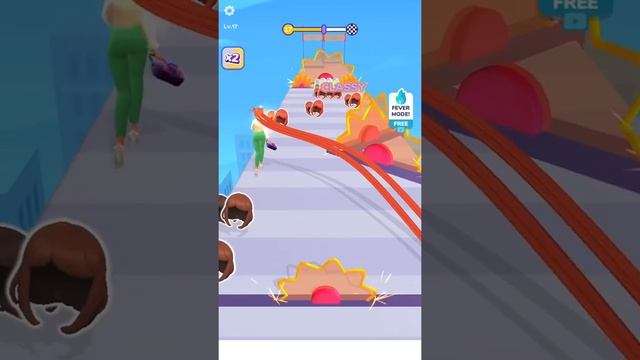 HAIR CHALLENGE game HIGH SCORE HAIRS 🌈👸💚 Gameplay All Levels ...