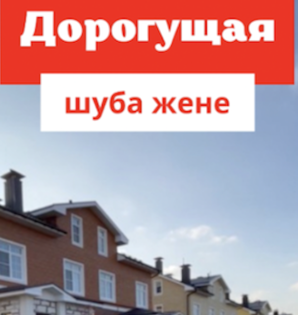 Дорогая шуба жене