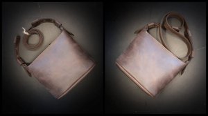 Leather pattern to make a leather bag by White Witcher