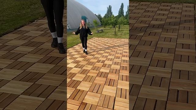 Садовый паркет из лиственницы - универсальное решение! #садовыйпаркет #садовыйпаркктизлиственнтцы