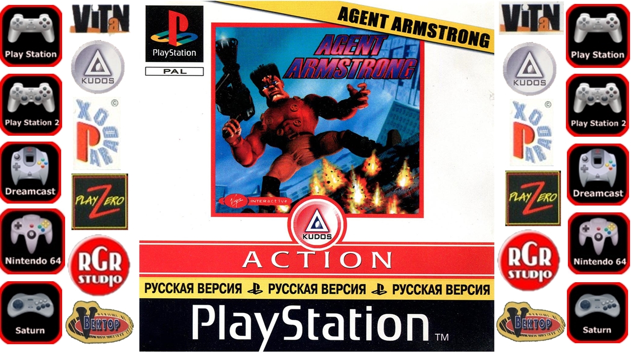 Agent Armstrong (PS) (gameplay) (FireCross)