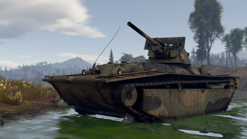 LVT(A)-4 ZIS-2 КИТАЙСКИЙ ДЫРОКОЛ В WAR THUNDER