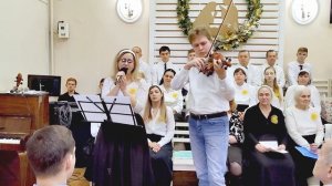 Шемякова Инесса - песня: "Он родился в такую же ночь" (25.12.2022)