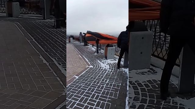 Сорокометровая Георгиевская лента!