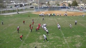 The East Tennessee Spartan defense vs the East Tennessee Pirates.