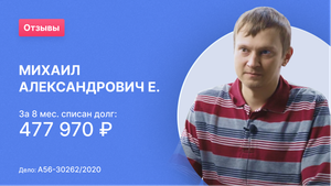Михаил Александрович Е. (Номер дела: А56-30262/2020)