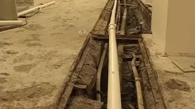 Продолжаются отделочные работы в детской больницы. Декабрь 2011 год.