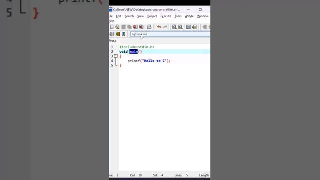 Class 2 | how to use new line and tab space in C Language | #cprogramming #cprogrammingvideo